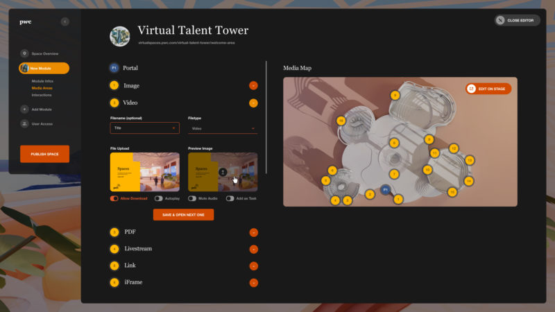 PwC Virtual Spaces - Business Metaverse Solution