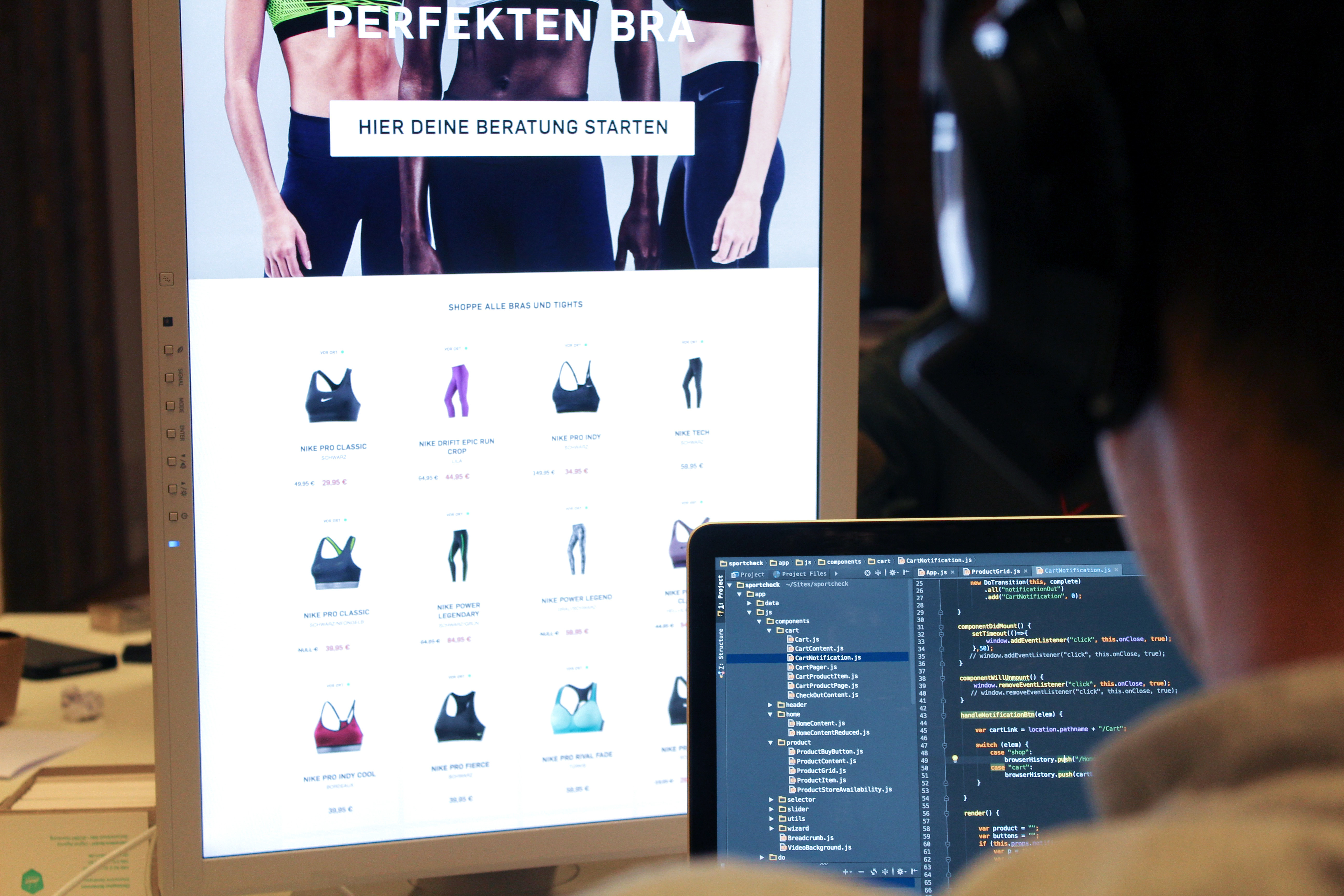 Mix-and-match shopping terminal