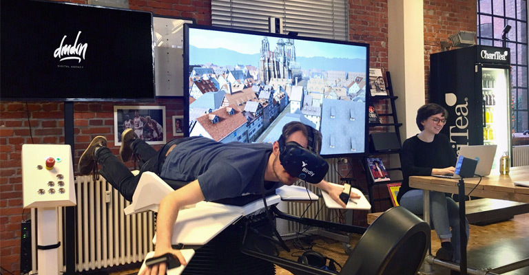 Sneak Preview: Demodern lets you fly with birdly in VR