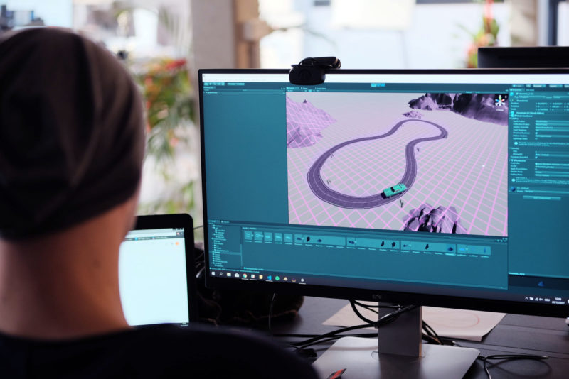 AR Game with track recognition