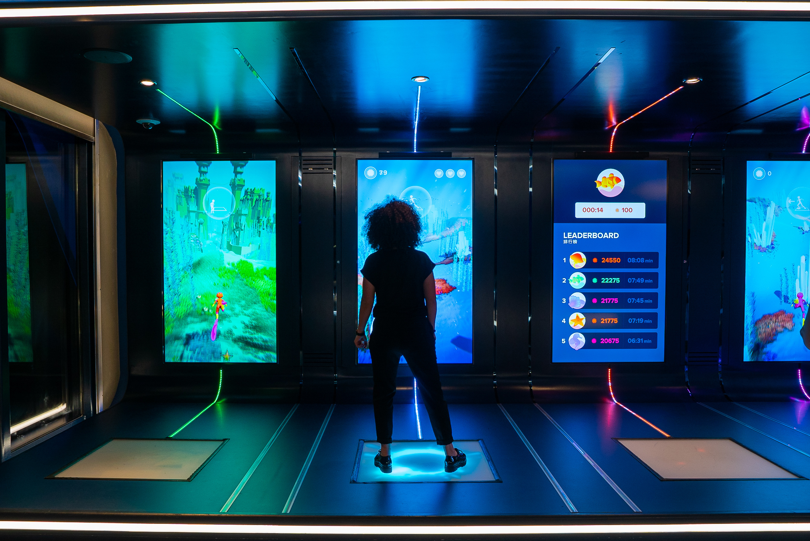 Demodern created a custom-built gaming zone for Royal Caribbean ...